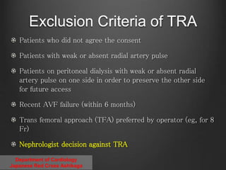 PCI & AimRadial 2018 | A Trans-Radial Approach of Cardiac ...