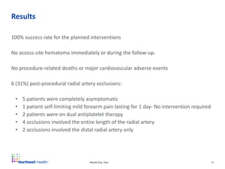 PCI & AimRadial 2018 | Safety and Feasibility of Trans-radial Access ...