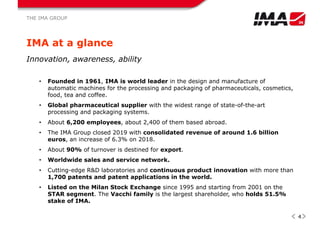 IMA Group | Corporate Presentation | June 2020 | PDF