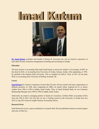 Imad kutum | PDF