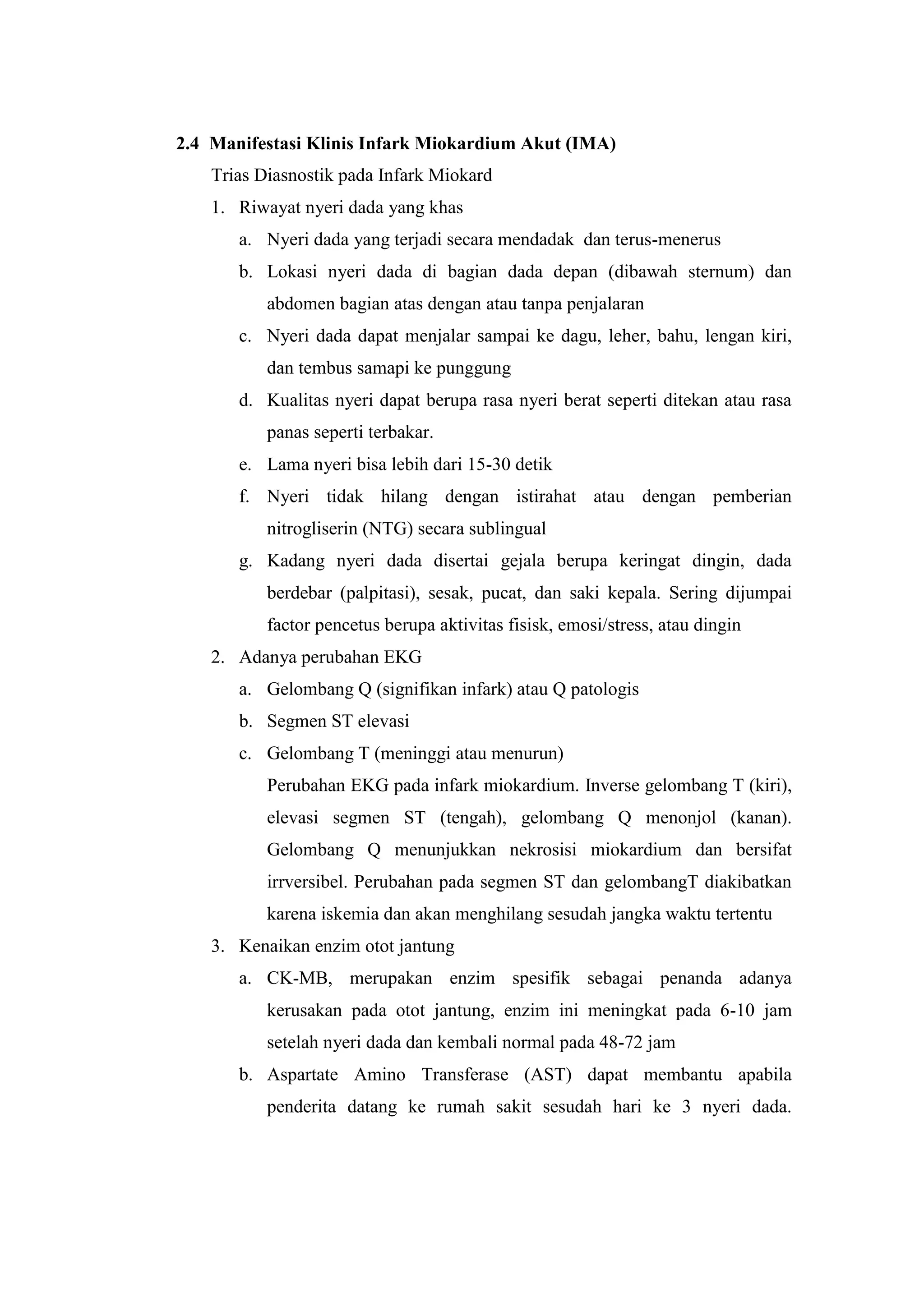 Asuhan Keperawatan IMA (Infark Miokardium Akut) | DOCX