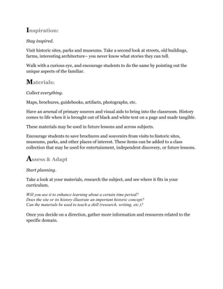 [THVInstitute13] Social Studies Tool Kit for Dutchess County Educators ...