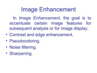 Image is digital image processing and tapplications | PPT
