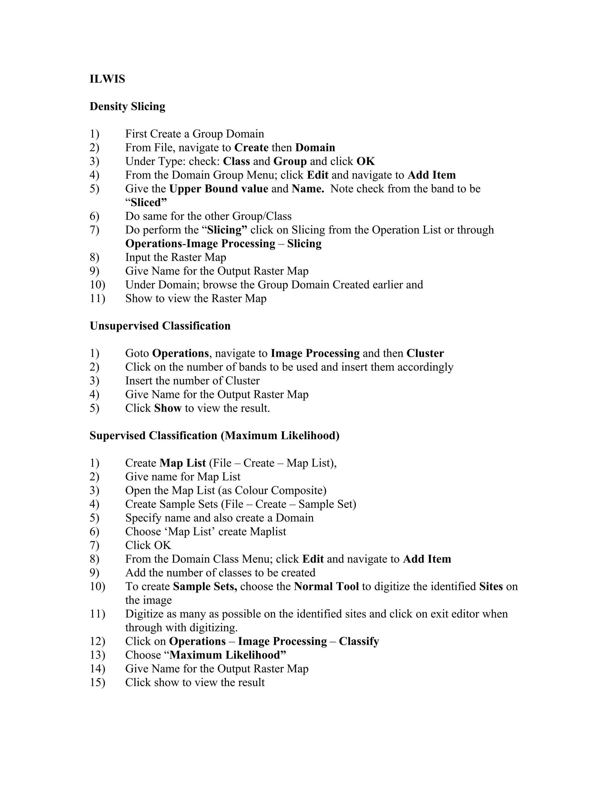 Image classification-in-idrisi-and-ilwis | PDF