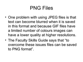 Image & Graphic Files | PPT