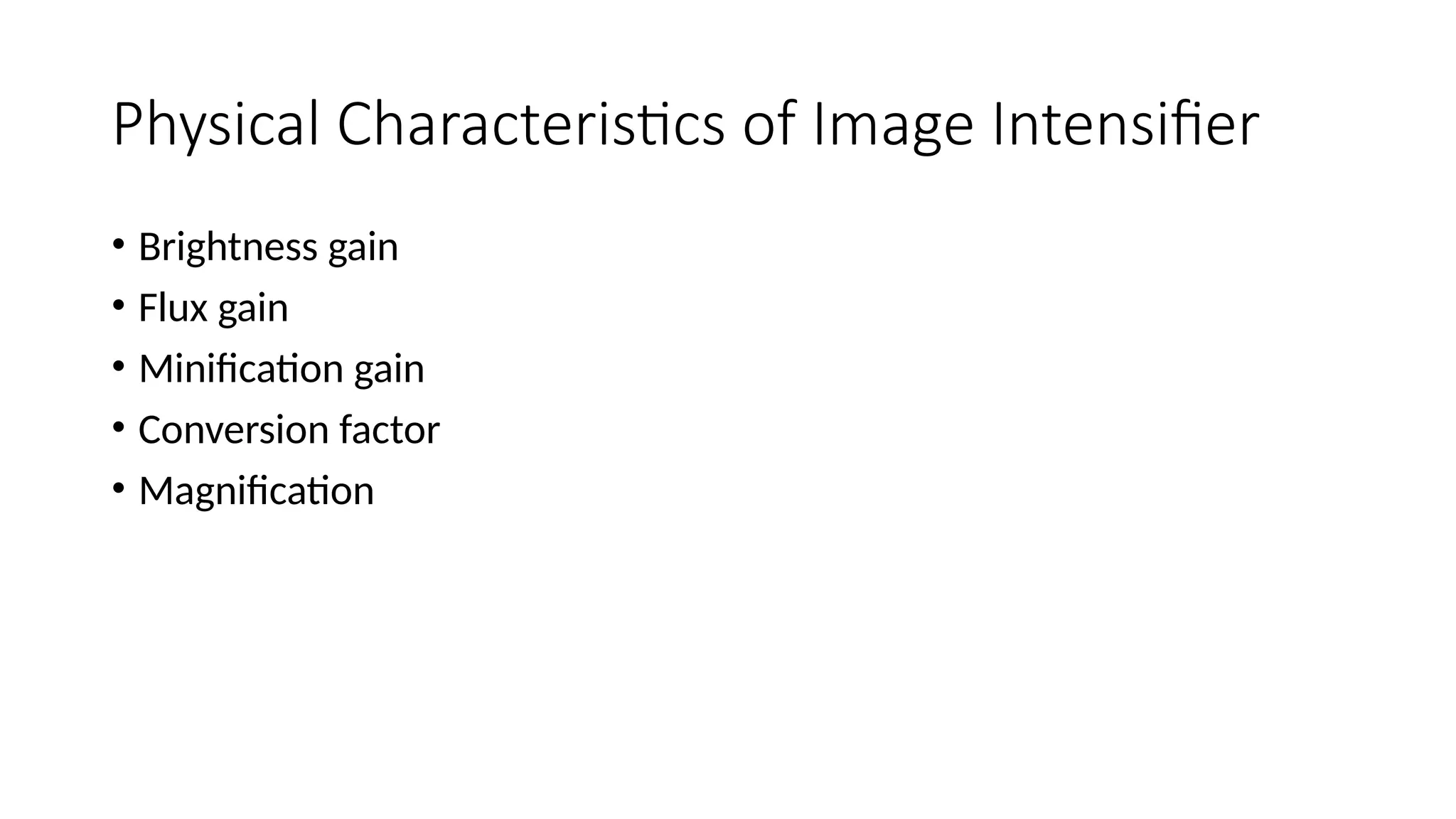 Image-Intensifier Tube (II Tube) by T.R.B. | PPTX