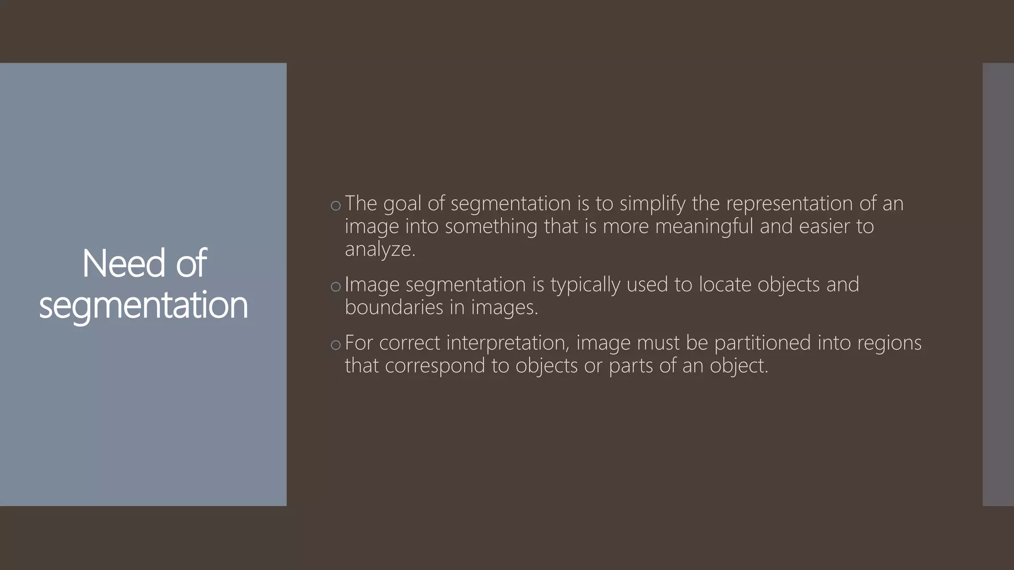 Region based image segmentation | PPTX