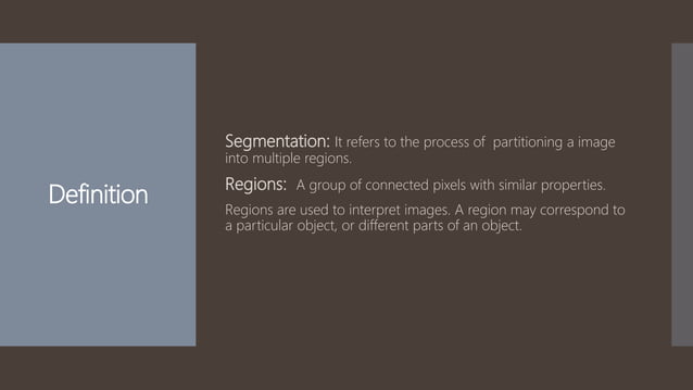 Region based image segmentation | PPTX | 3-D Graphics | Computer ...