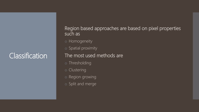 Region based image segmentation | PPTX | 3-D Graphics | Computer ...