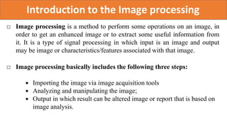 Introduction to Image Processing_Lecture01 | PPT