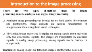 Introduction to Image Processing_Lecture01 | PPT