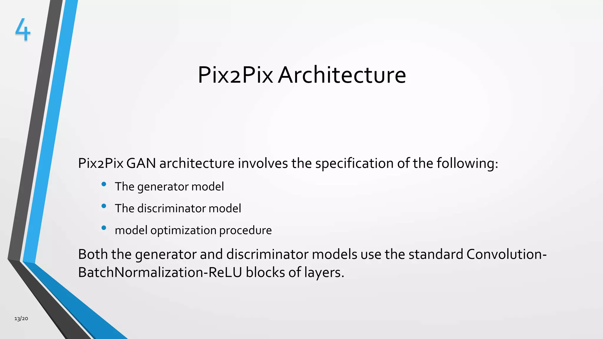 Image to image translation with Pix2Pix GAN | PPTX