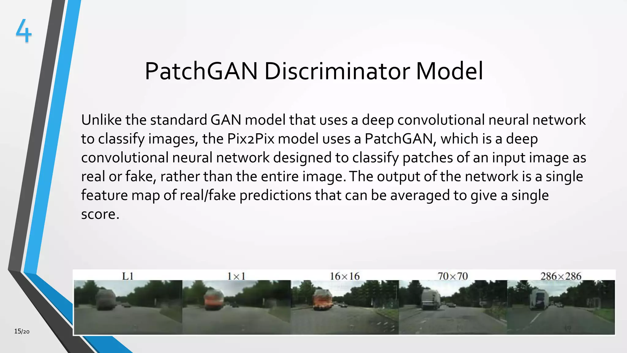 Image to image translation with Pix2Pix GAN | PPTX