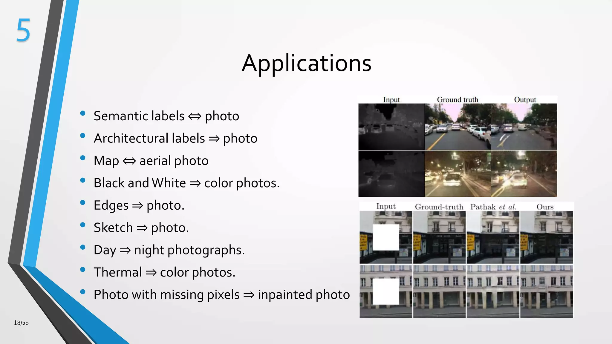 Image to image translation with Pix2Pix GAN | PPTX