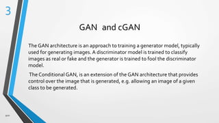 Image to image translation with Pix2Pix GAN | PPTX