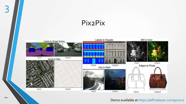 Image to image translation with Pix2Pix GAN | PPTX | Graphics Software ...