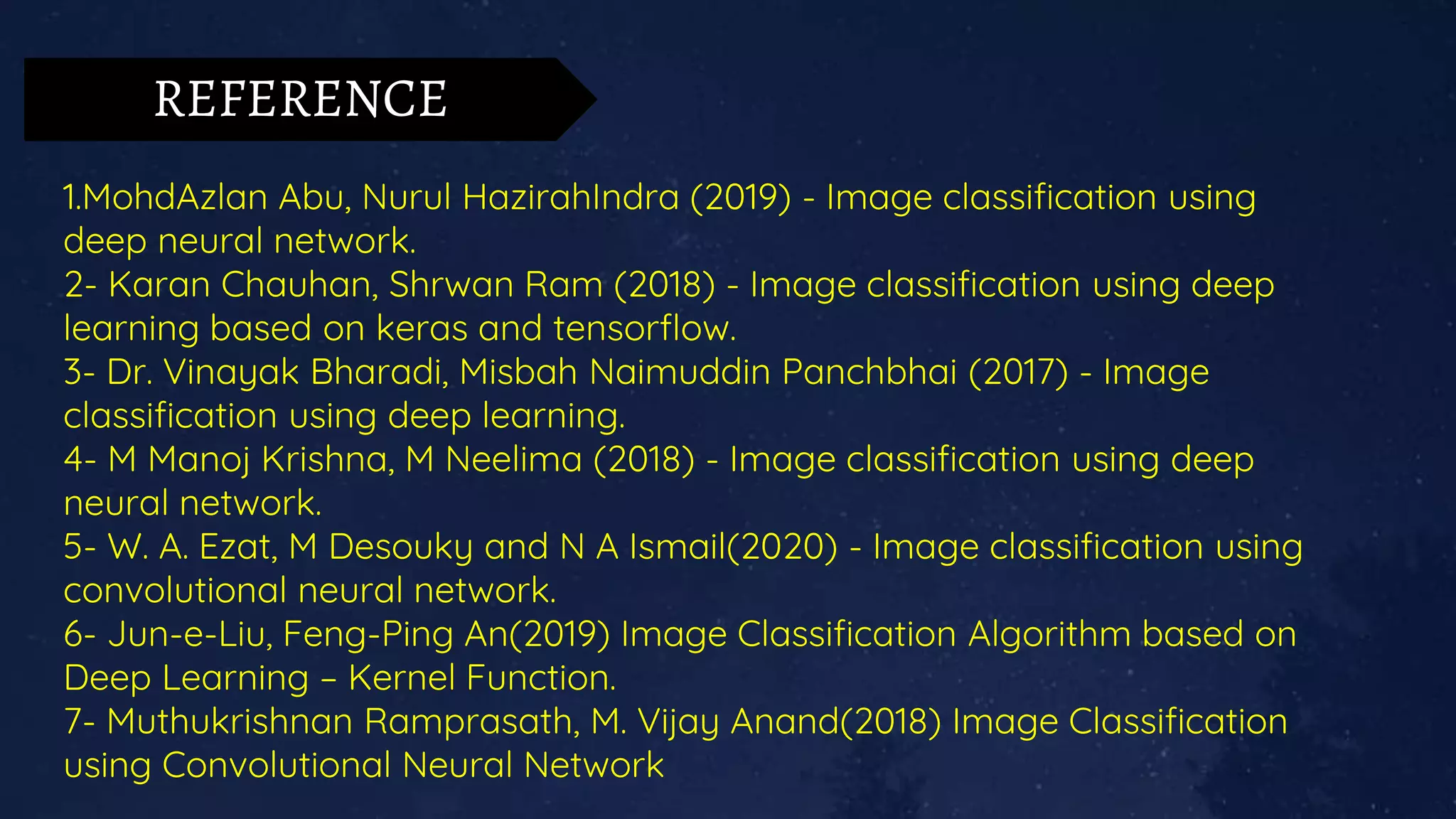 image classification | PPTX