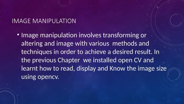 image55.pptx it has a detailed explanation on image manipulation | PPT