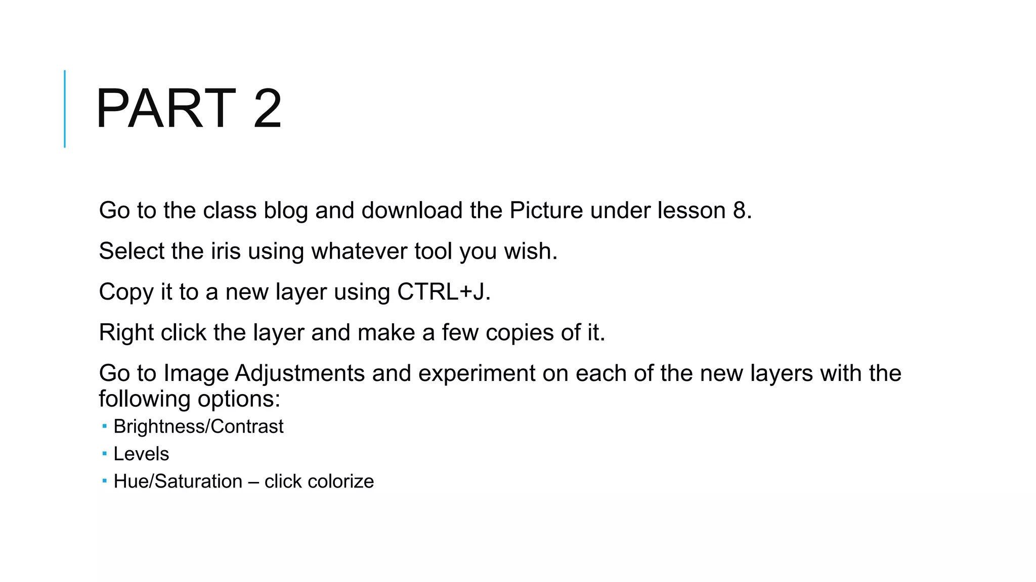 Image adjustments | PPTX