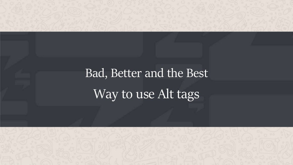 Image Alt Tag Optimization Tips | PPTX