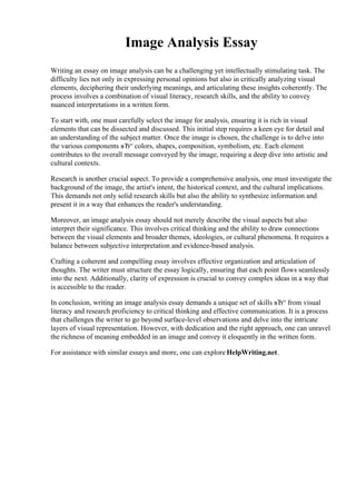 Image Analysis Essay.pdf