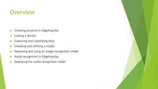 Image and Audio Detection using Edge Impulse | PPTX