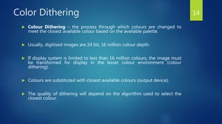 Fundamentals Image and Graphics | PPTX