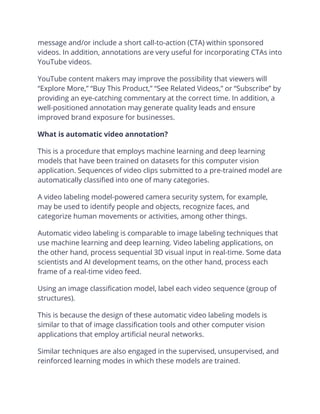 Image and video annotation | PDF