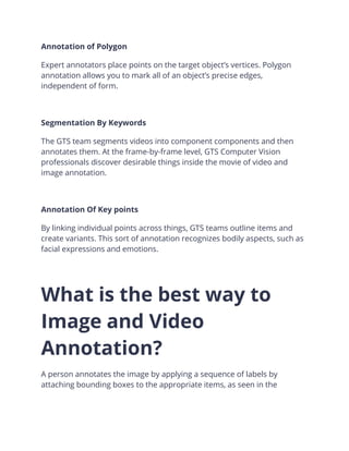 Image and video annotation | PDF | Computer Animation | Computer Software and Applications