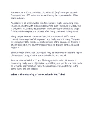 Image and video annotation | PDF