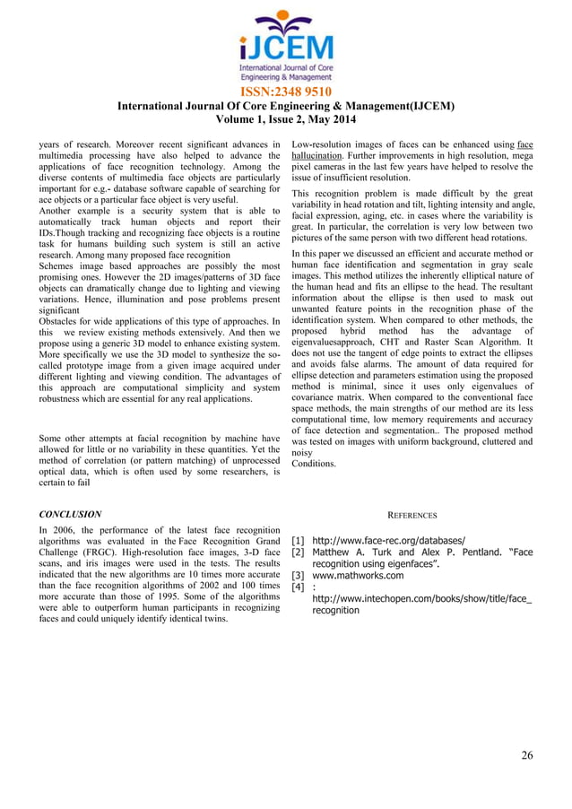 Imagebased Face Detection And Recognition Using Matlab Pdf Computing Technology And Computing