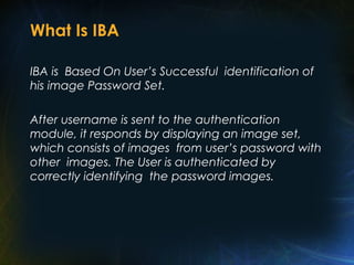 Image based authentication | PPT