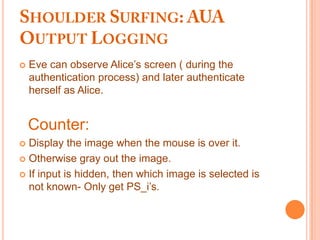 Image based authentication | PPTX
