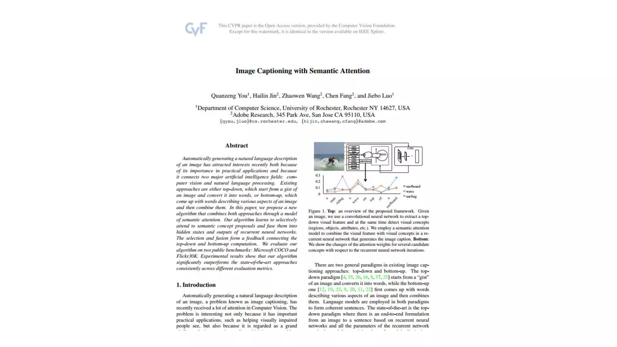 [Paper Review] Image captioning with semantic attention | PPTX
