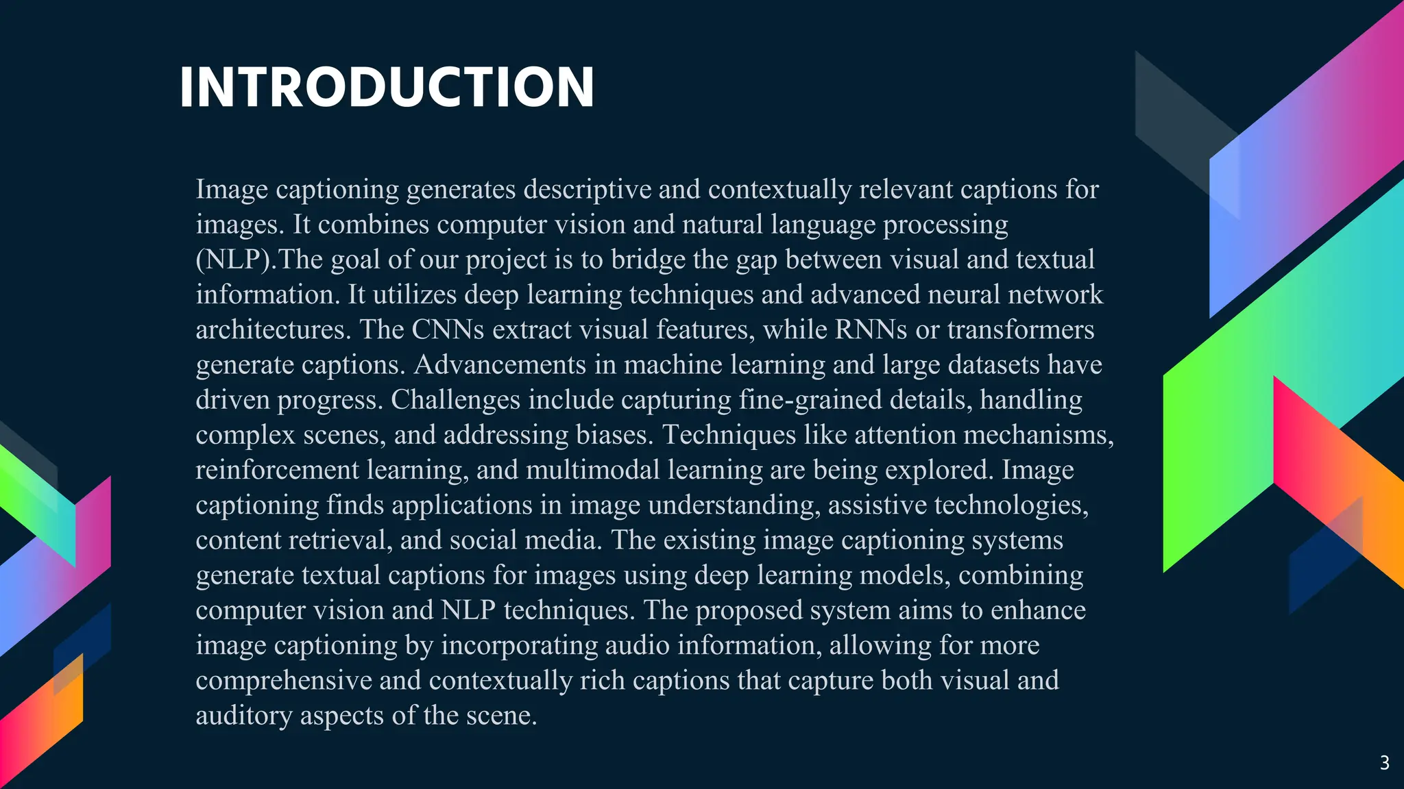 image caption lab and captioning system with pptx | PPTX