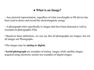 Image characterisation & aerial photographic film technology | PPTX
