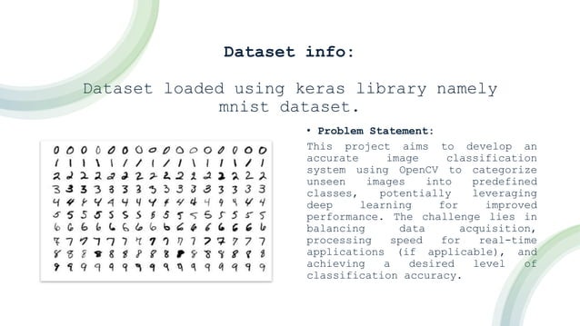 Mnist dataset_Image Classification using Opencv.pptx