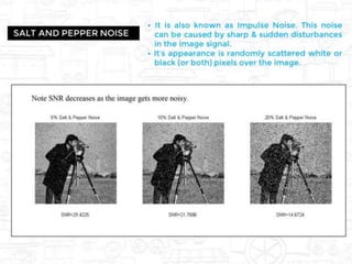 Image Processing in a Noisy World | PPTX | Photo Editing Software ...