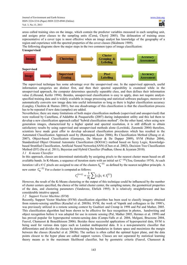 Image classification in remote sensing | PDF | Geography | Science