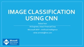 Image classification using cnn | PPT