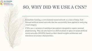 Image classification using cnn | PPTX
