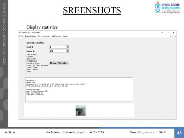 Image classification using convolutional neural network | PPTX ...