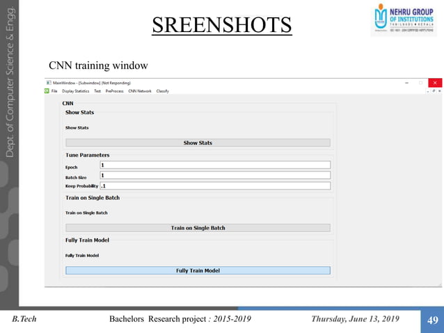 Image classification using convolutional neural network | PPTX ...