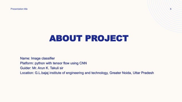 Image Classifier Project Pptx
