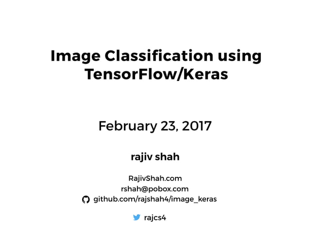 Image Classification Done Simply Using Keras And Tensorflow Ppt