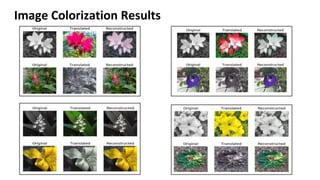 Image colorization | PPTX