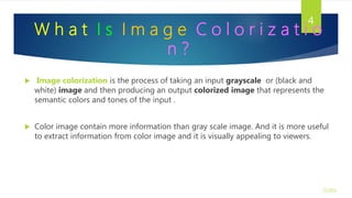 Image colorization | PPTX