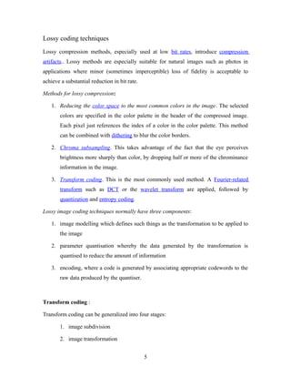 Image compression | DOC