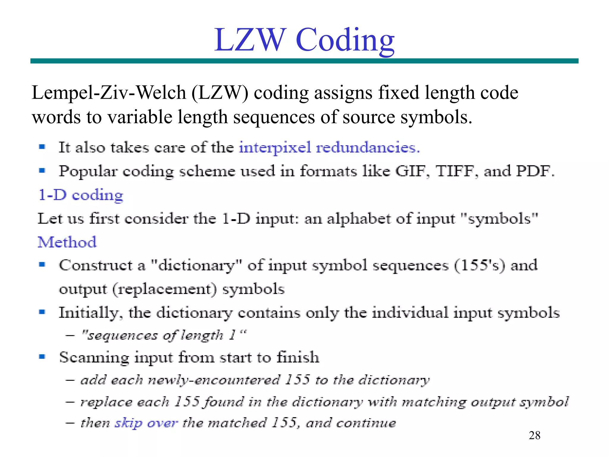 Image compression in digital image processing | PPTX | Programming Languages | Computing