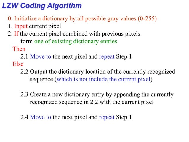 Image compression in digital image processing | PPTX | Programming Languages | Computing